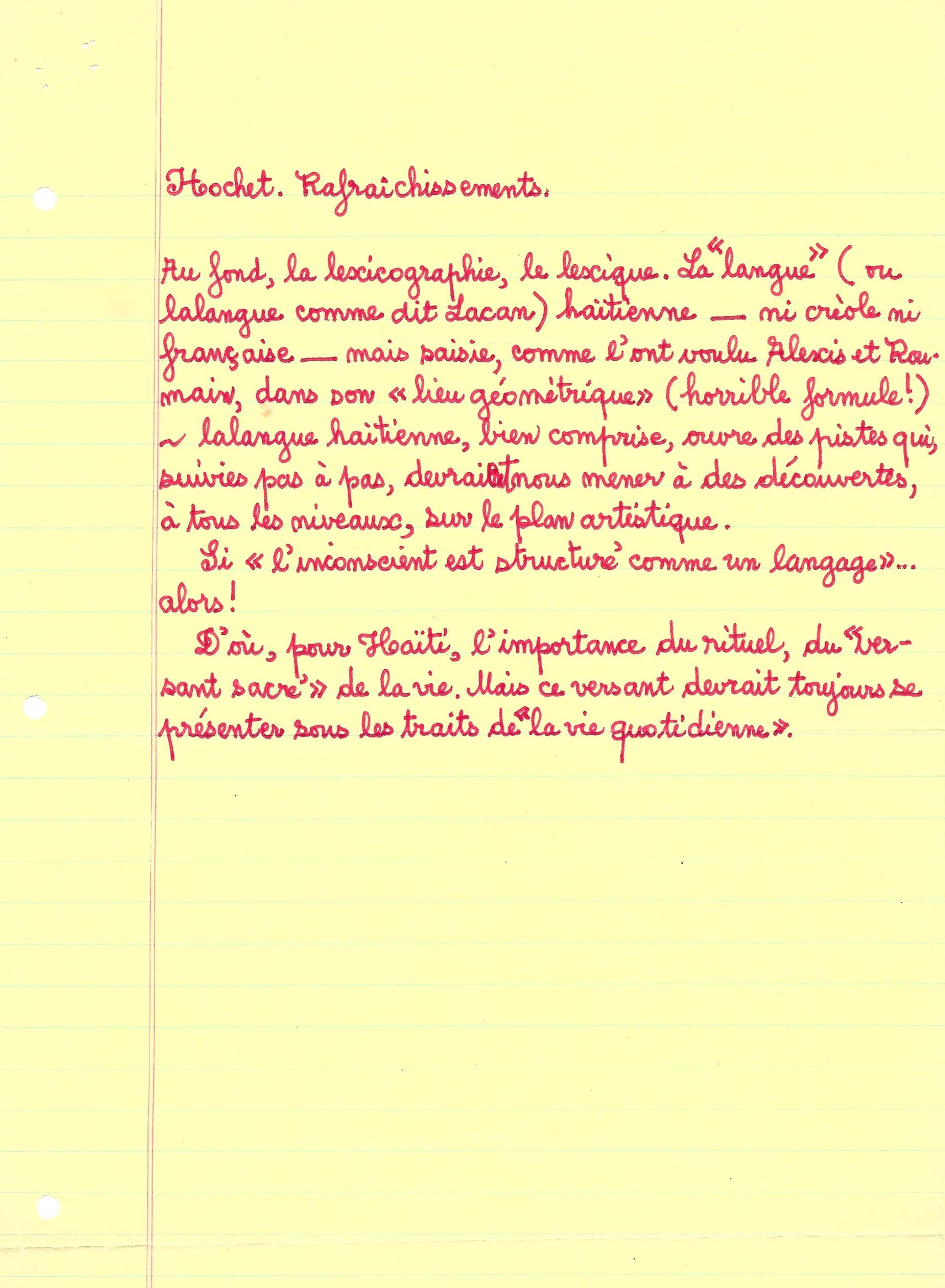 Letter from ‘Janjan’ – Jean-Richard Laforest to Jacques Rey-Charlier ...